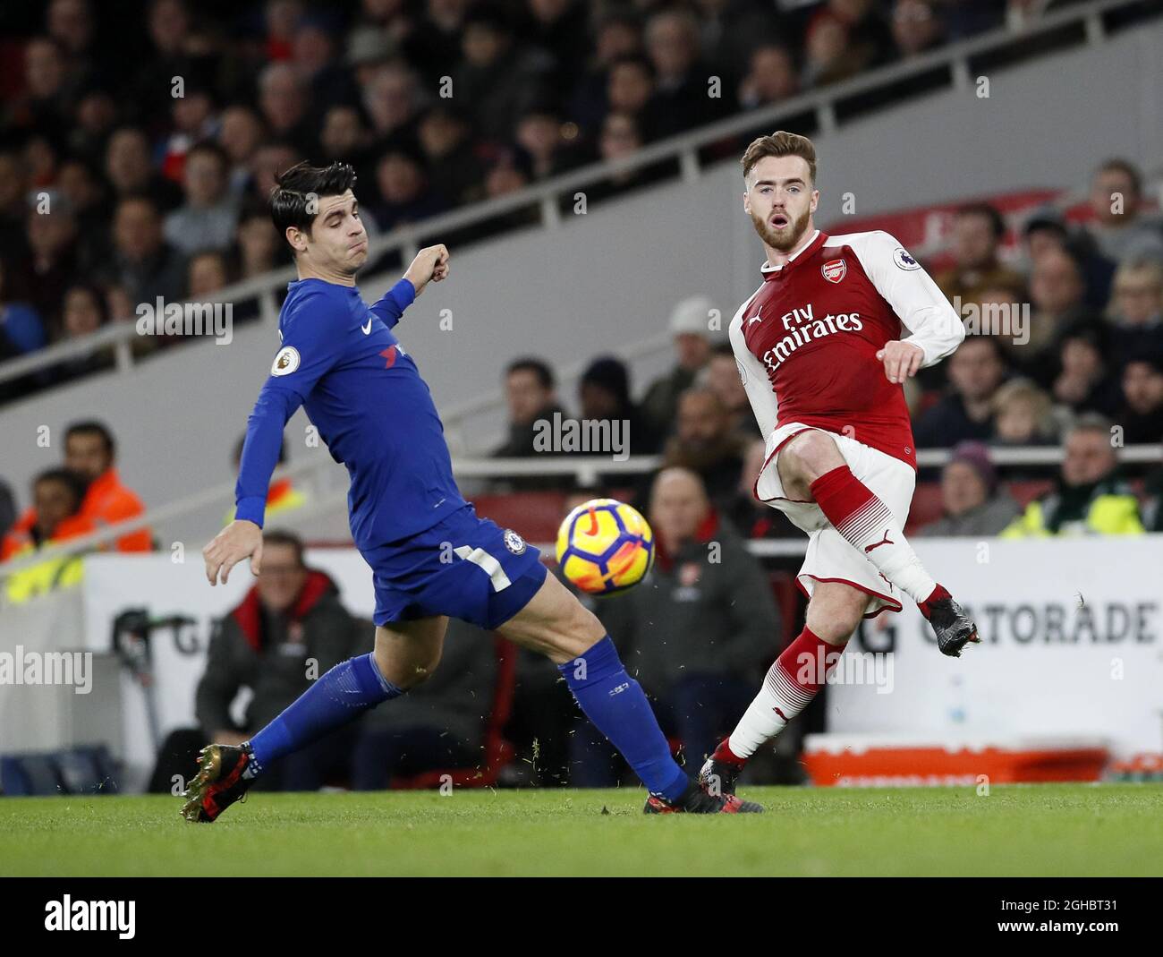 Arsenals callum chambers hi-res stock photography and images - Alamy