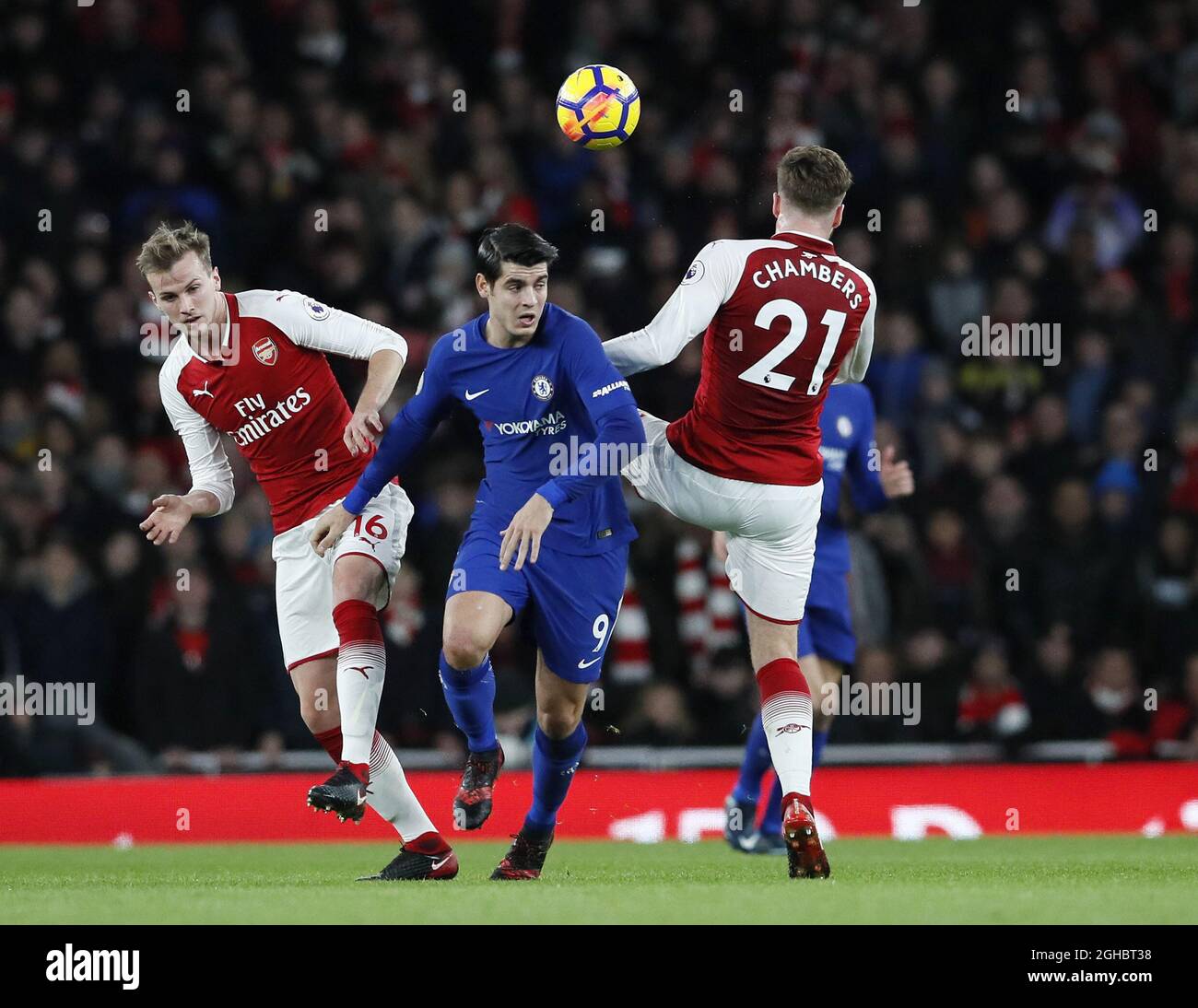 Arsenals callum chambers hi-res stock photography and images - Alamy