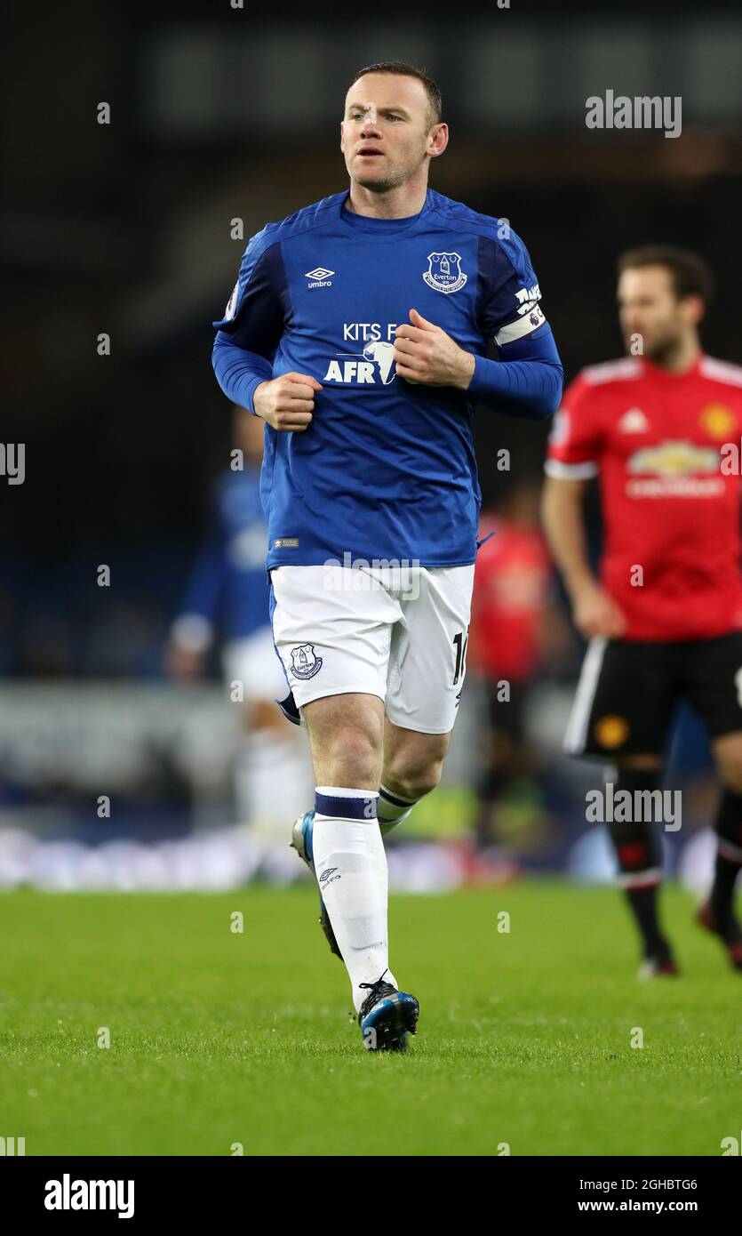 Wayne Rooney of Everton during the English Premier League match at ...