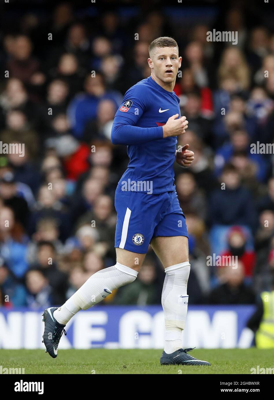 Chelsea's Ross Barkley in action during the FA Cup match at Stamford ...