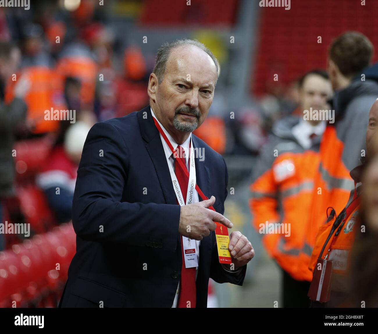 Peter Moore chief executive office of Liverpool during the premier ...