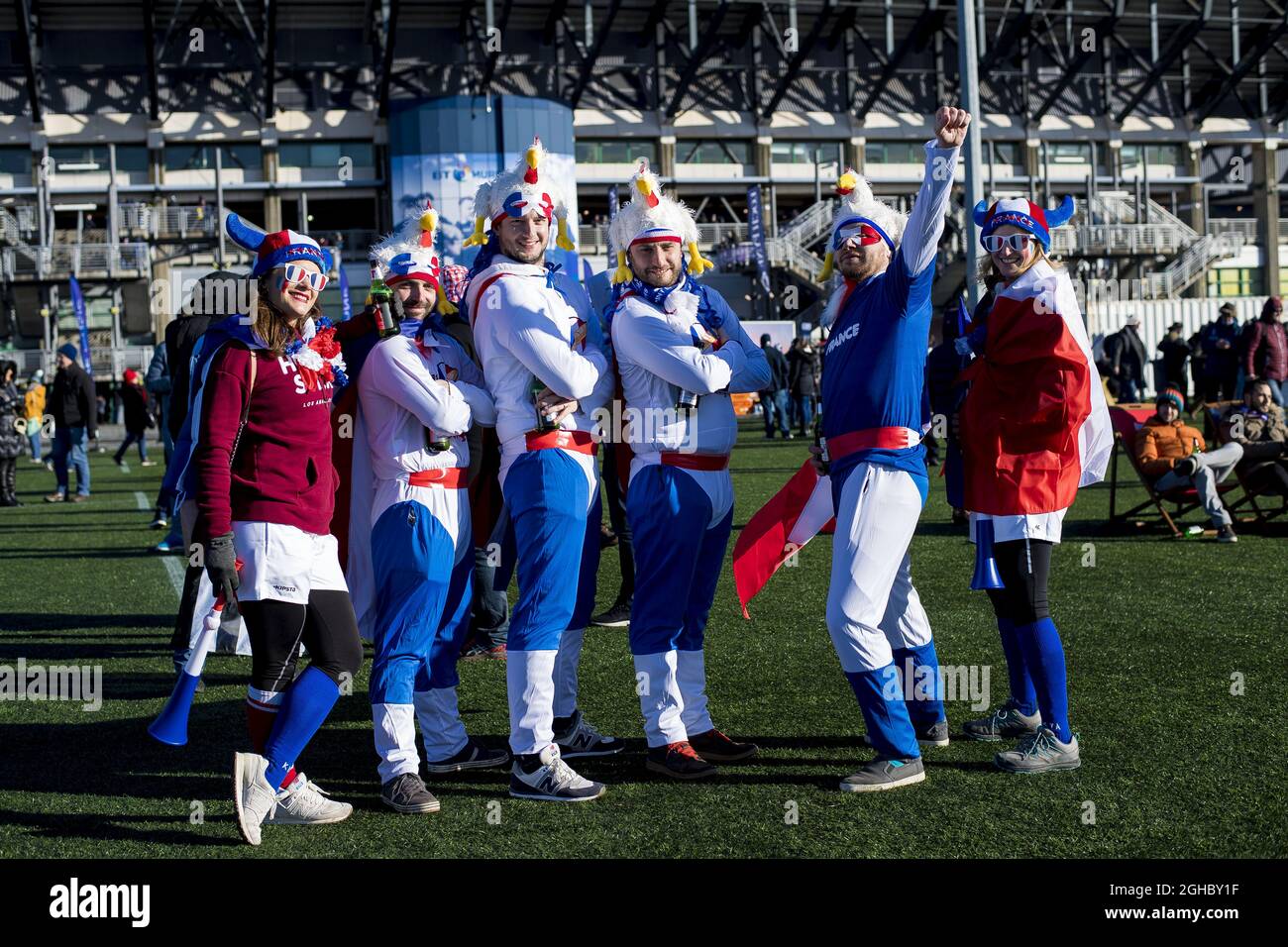 Fans outside of murrayfield hi-res stock photography and images - Alamy
