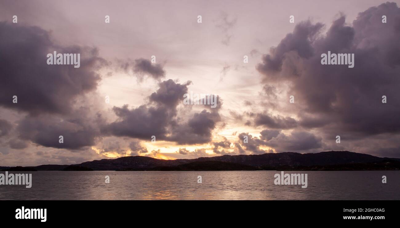 Bergen sunset norway hi-res stock photography and images - Alamy
