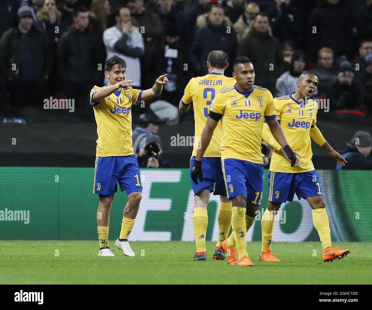 Juventus paulo dybala celebrates scoring hi-res stock photography and ...