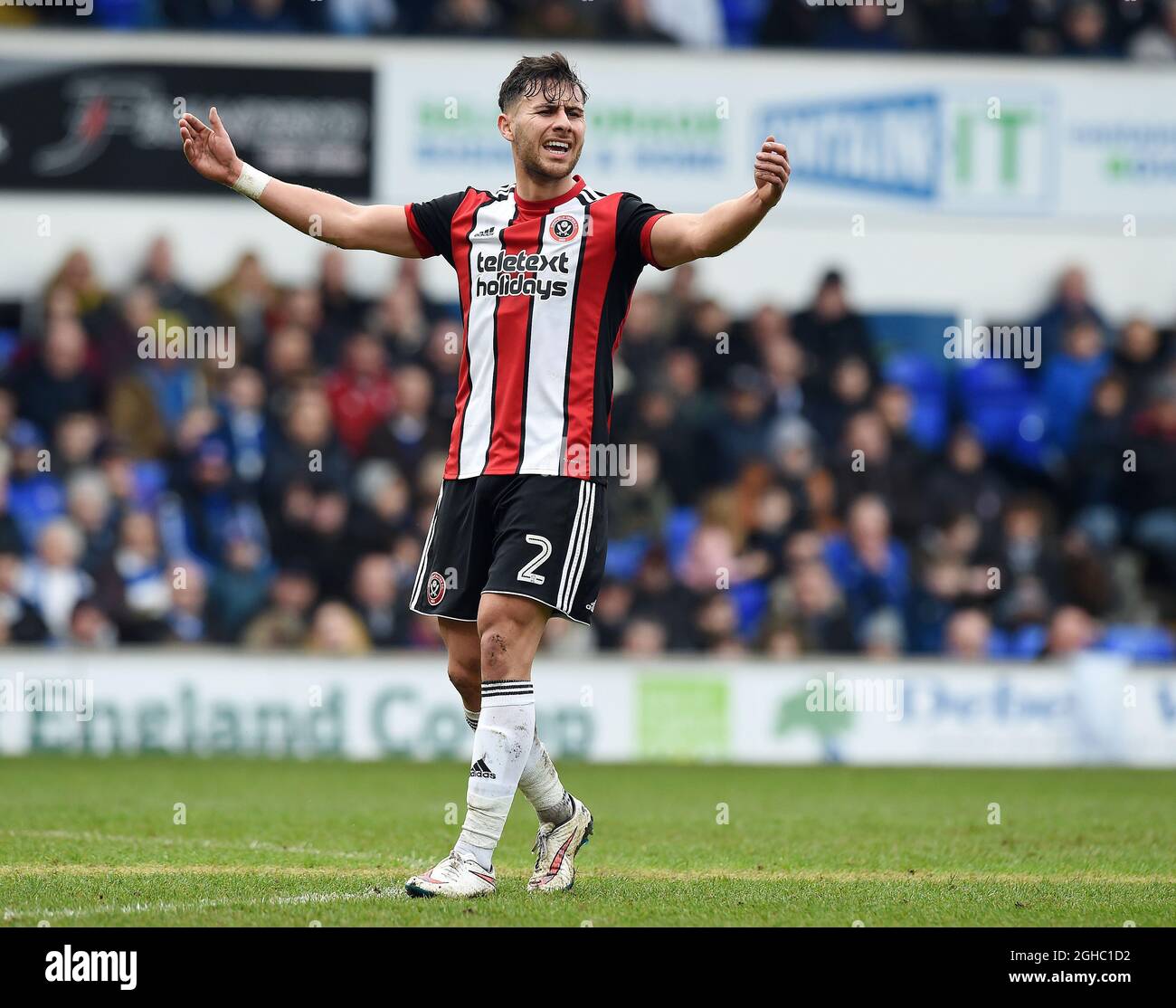 George baldock of sheffield united hi-res stock photography and images ...
