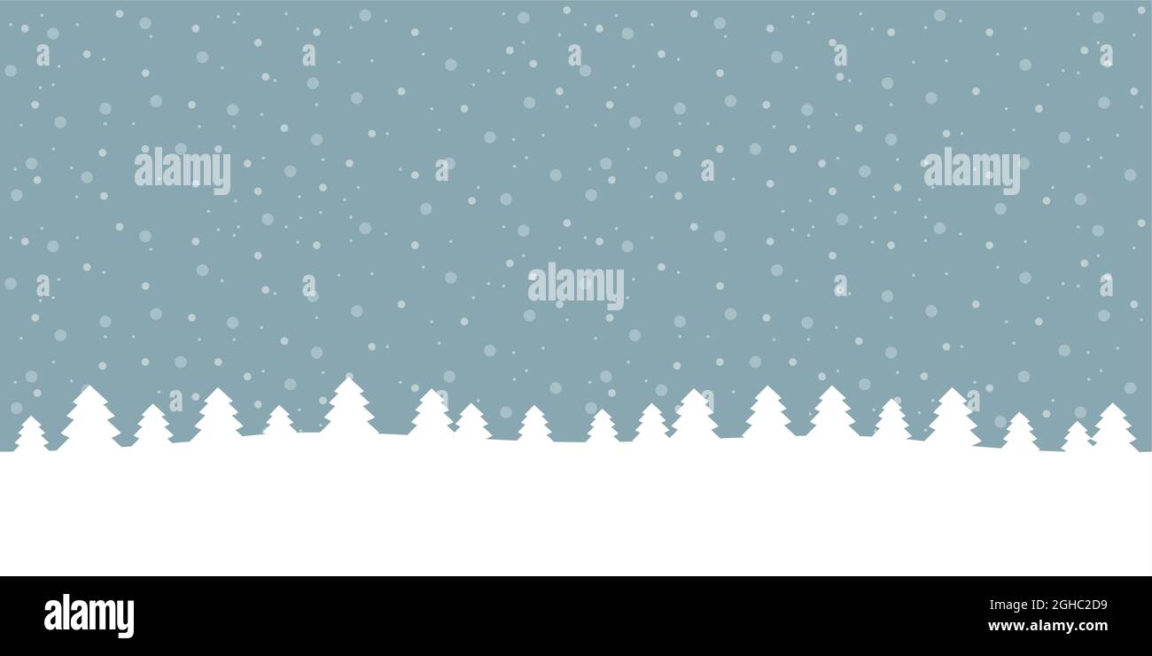 Blue light snow tree Stock Vector Images - Alamy