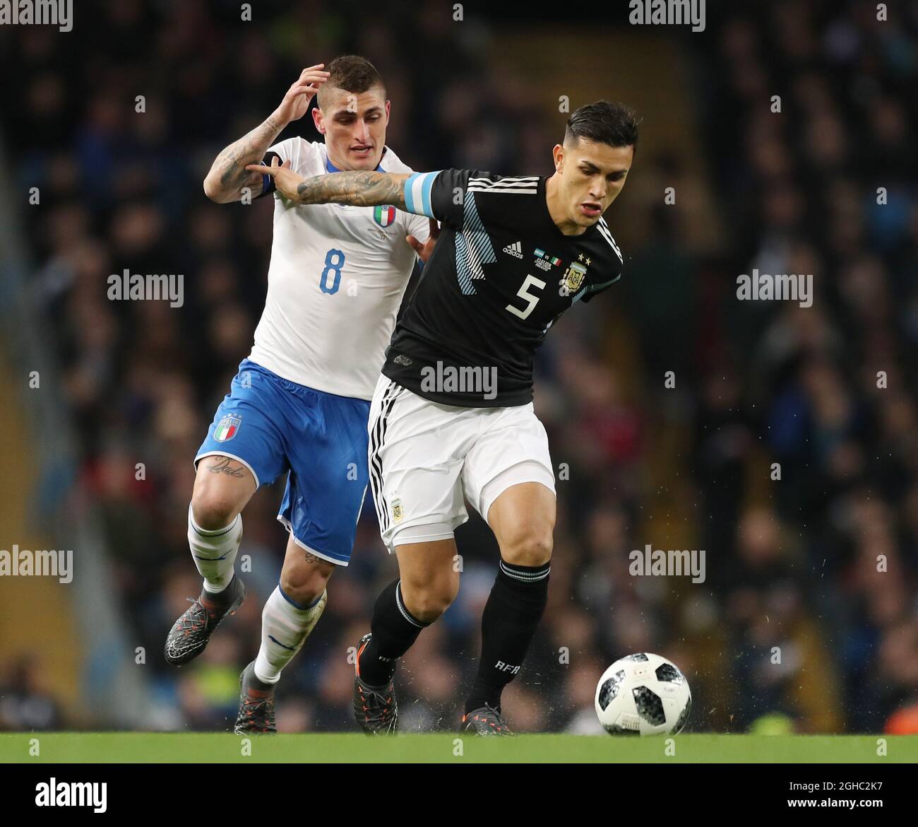 Leandro paredes marco verratti hi-res stock photography and images - Alamy