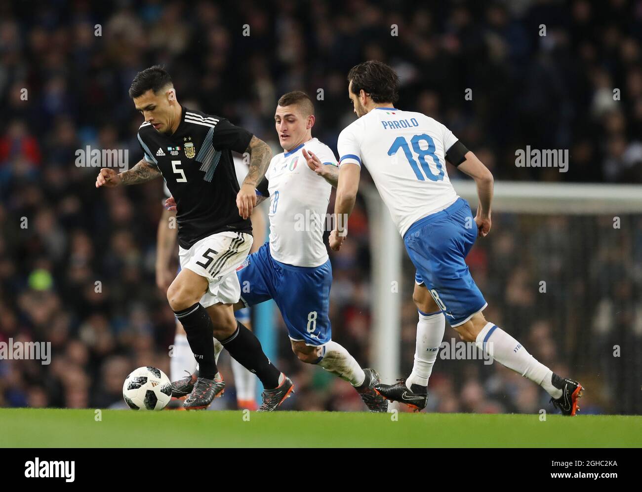 Leandro paredes marco verratti hi-res stock photography and images - Alamy