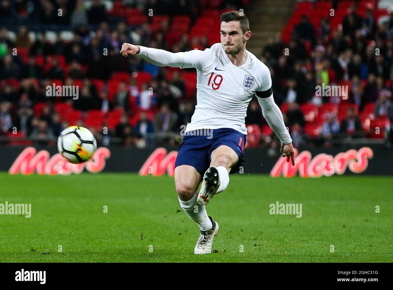 England's Lewis Cook during the International Friendly match at Wembley ...