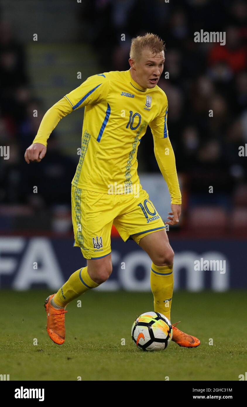 Viktor Kovalenko of Ukraine during the Euro U21 Qualifying match at ...