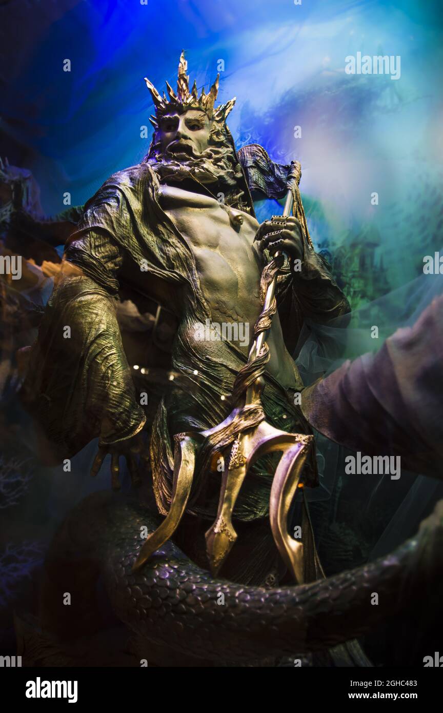 Poseidon trident tail hi-res stock photography and images - Alamy