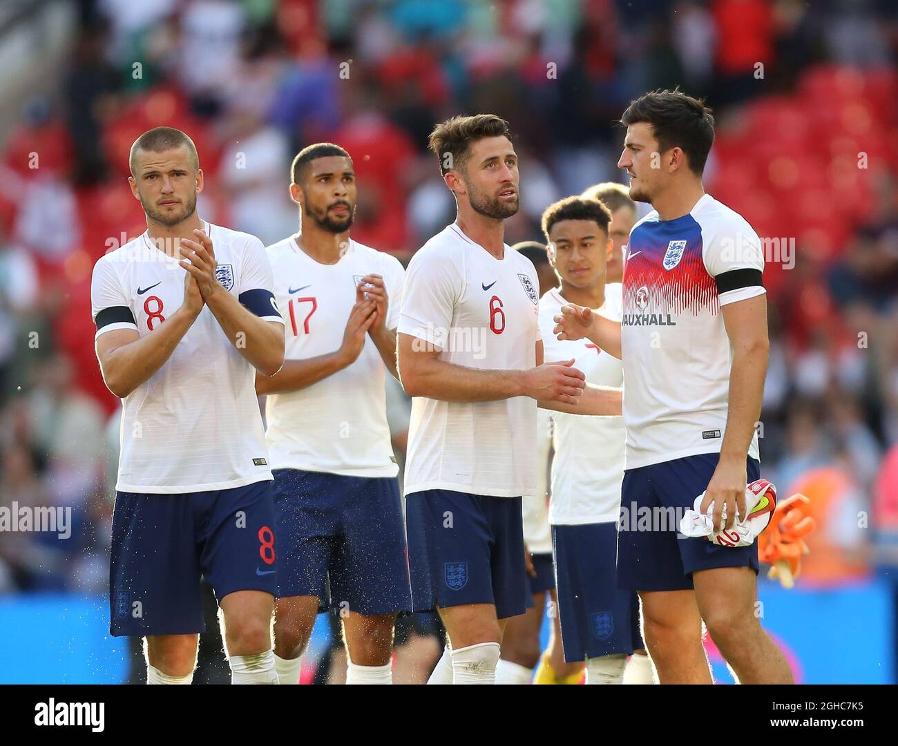 Harry maguire england celebrate hi-res stock photography and images - Alamy
