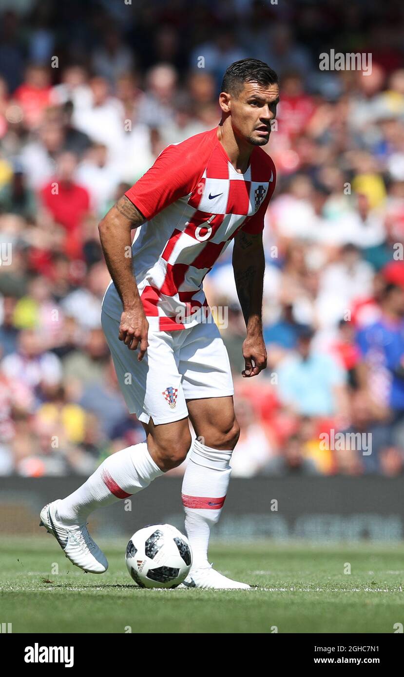 Dejan Lovren of Croatia during the International Friendly match at ...