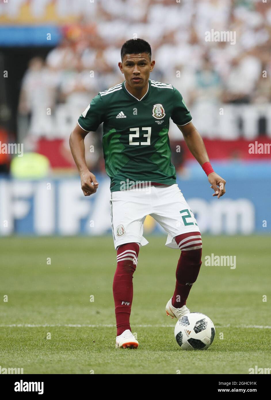 Mexico's Jesus Gallardo in action during the FIFA World Cup 2018 Group ...