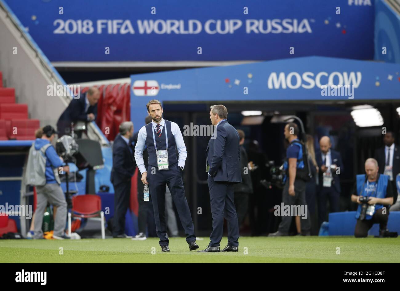 Gareth southgate world cup 2018 hi-res stock photography and images - Alamy