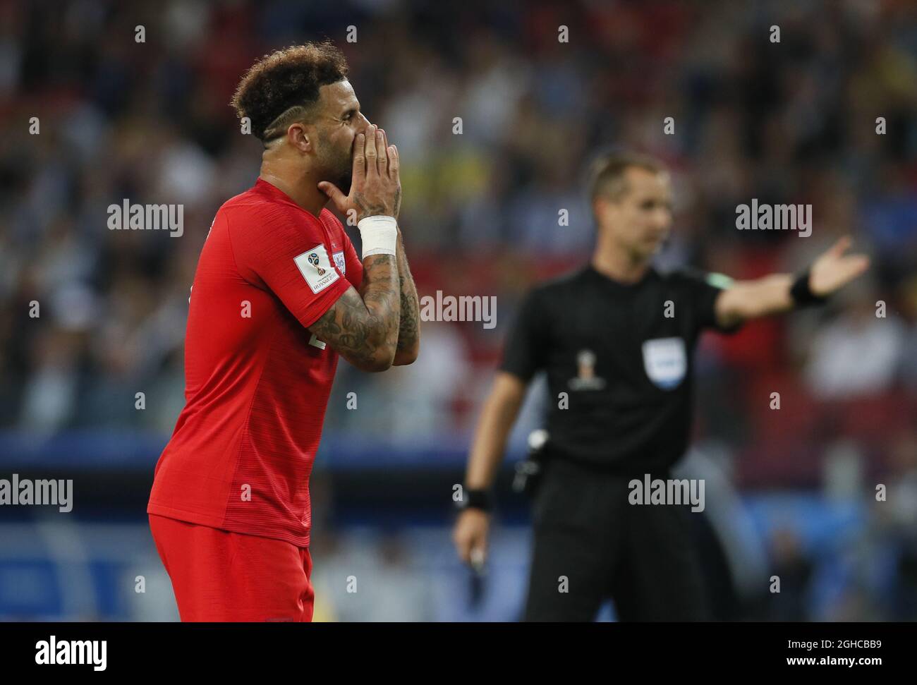 Kyle walker england reacts hi-res stock photography and images - Alamy