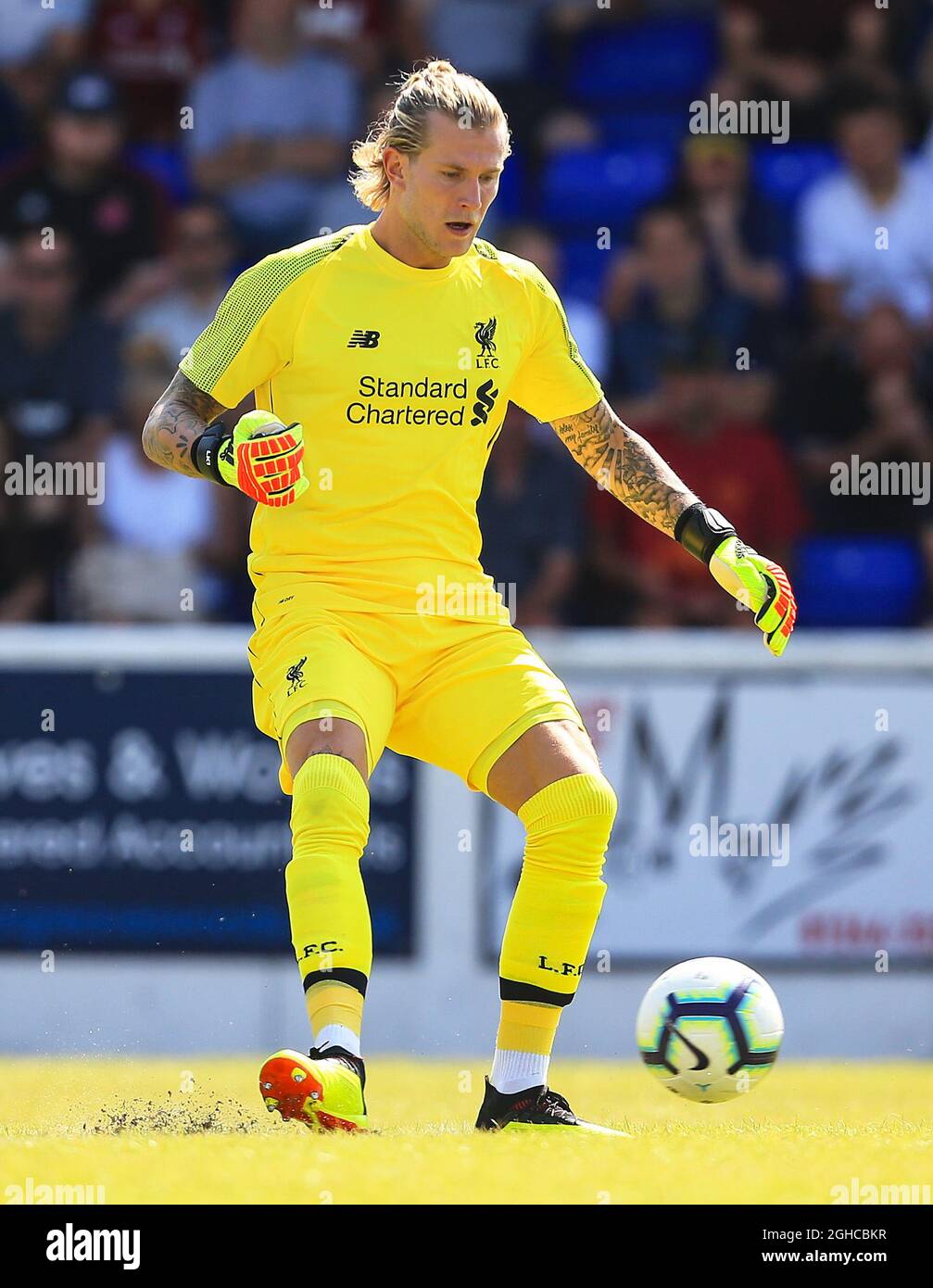 Loris Karius of Liverpool during the pre season match at the Swansway ...