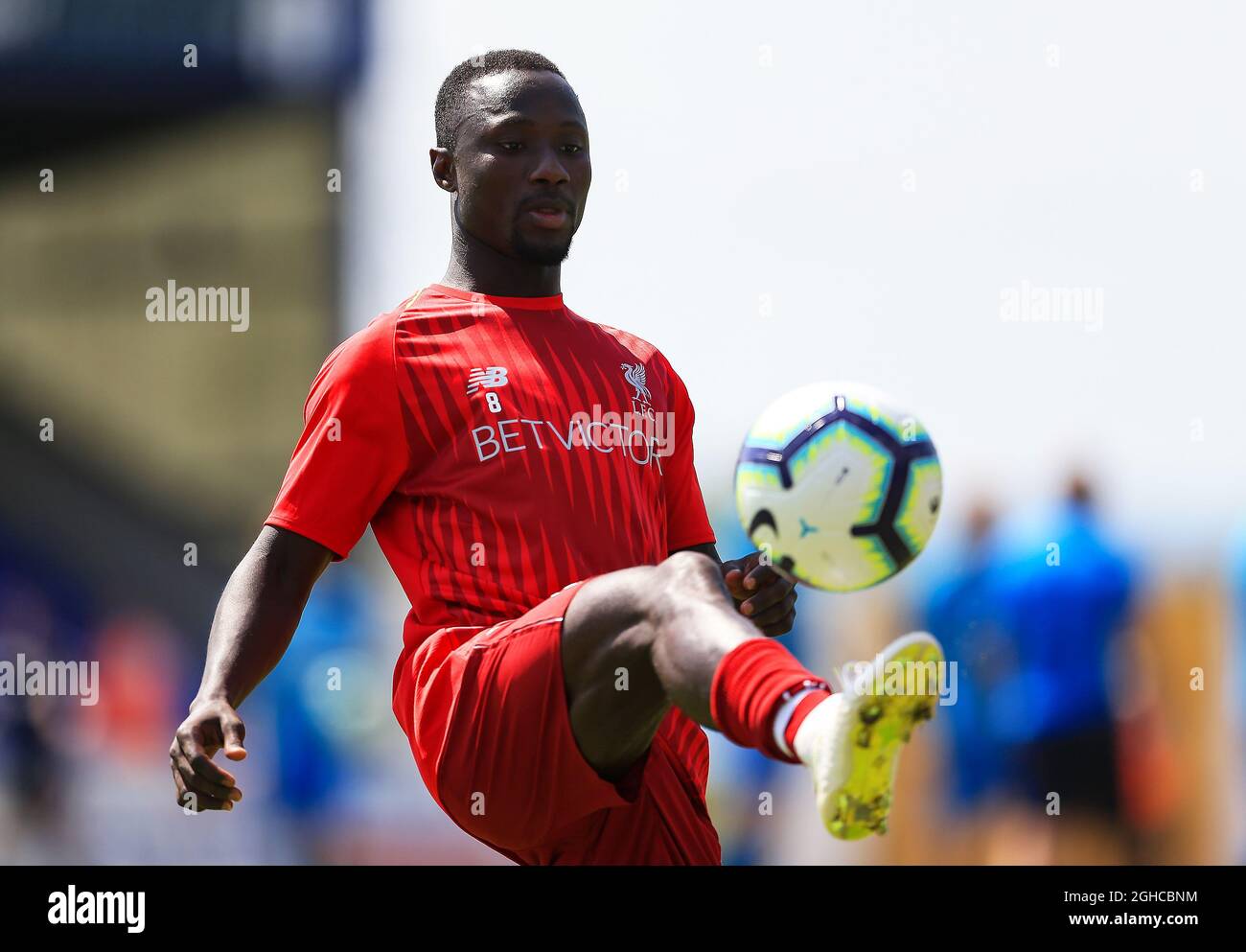 Naby Keita of Liverpool during the pre season match at the Swansway ...