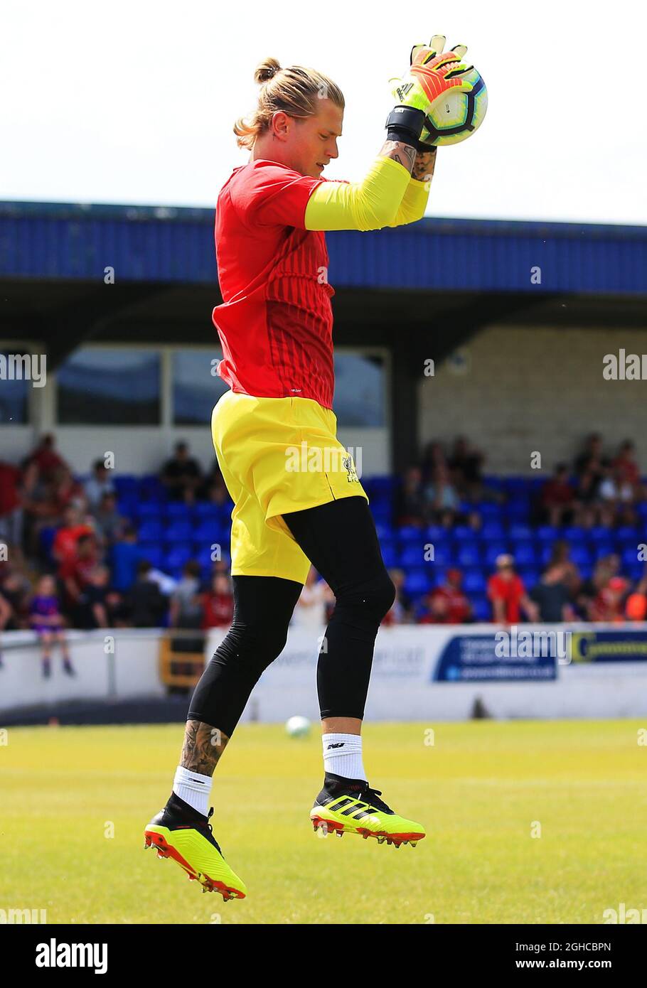 Loris Karius of Liverpool during the pre season match at the Swansway ...
