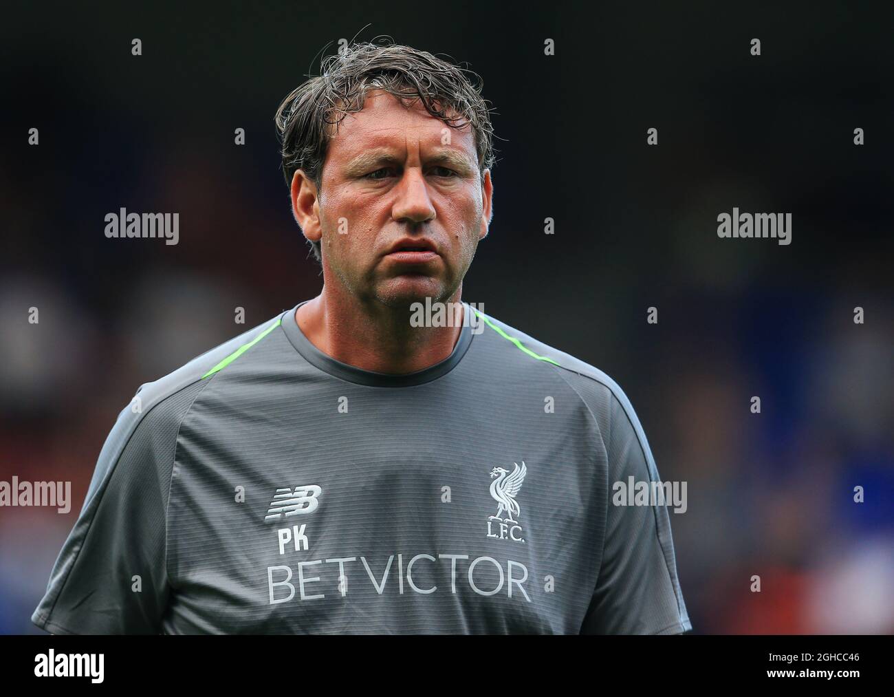 Liverpool assistant coach Peter Krawietz during the pre season match at ...