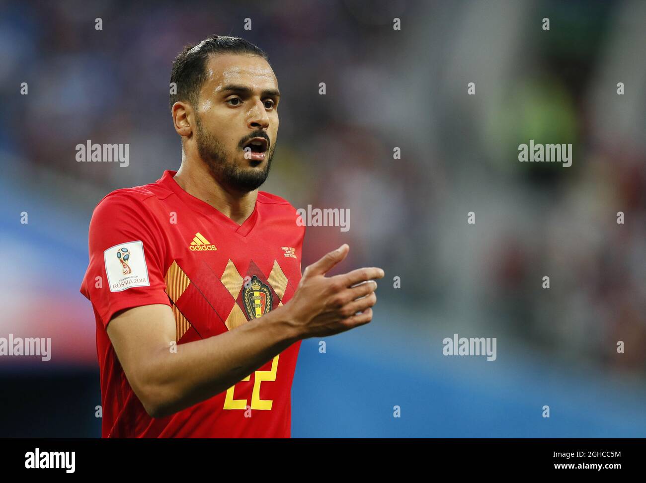 Belgiums Nacer Chadli In Action High Resolution Stock Photography and ...