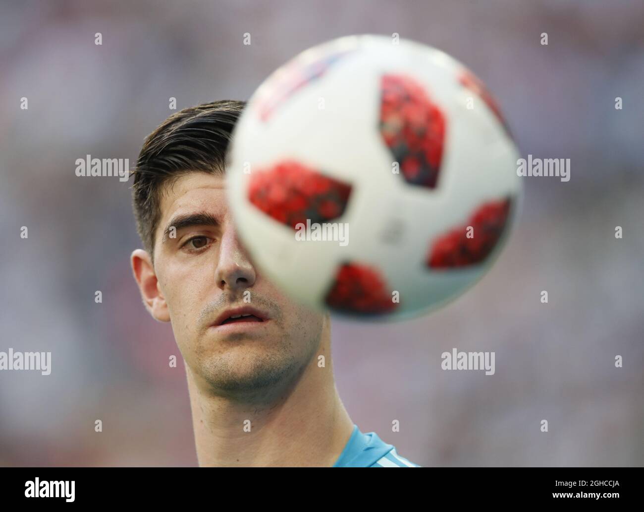 Thibaut Courtois of Belgium during the FIFA World Cup 2018 Third Place ...