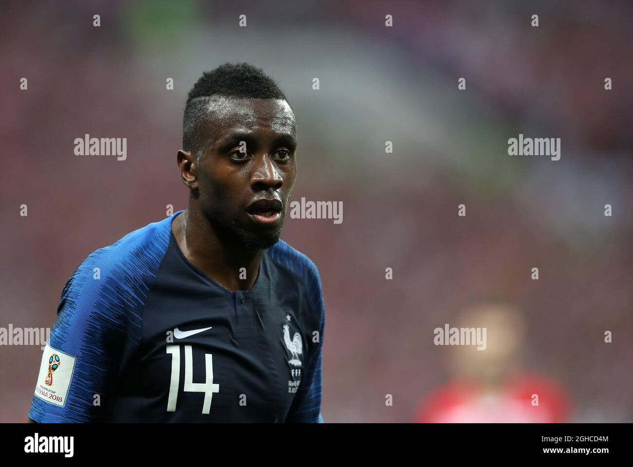 France's Blaise Matuidi in action during the FIFA World Cup 2018 Final ...