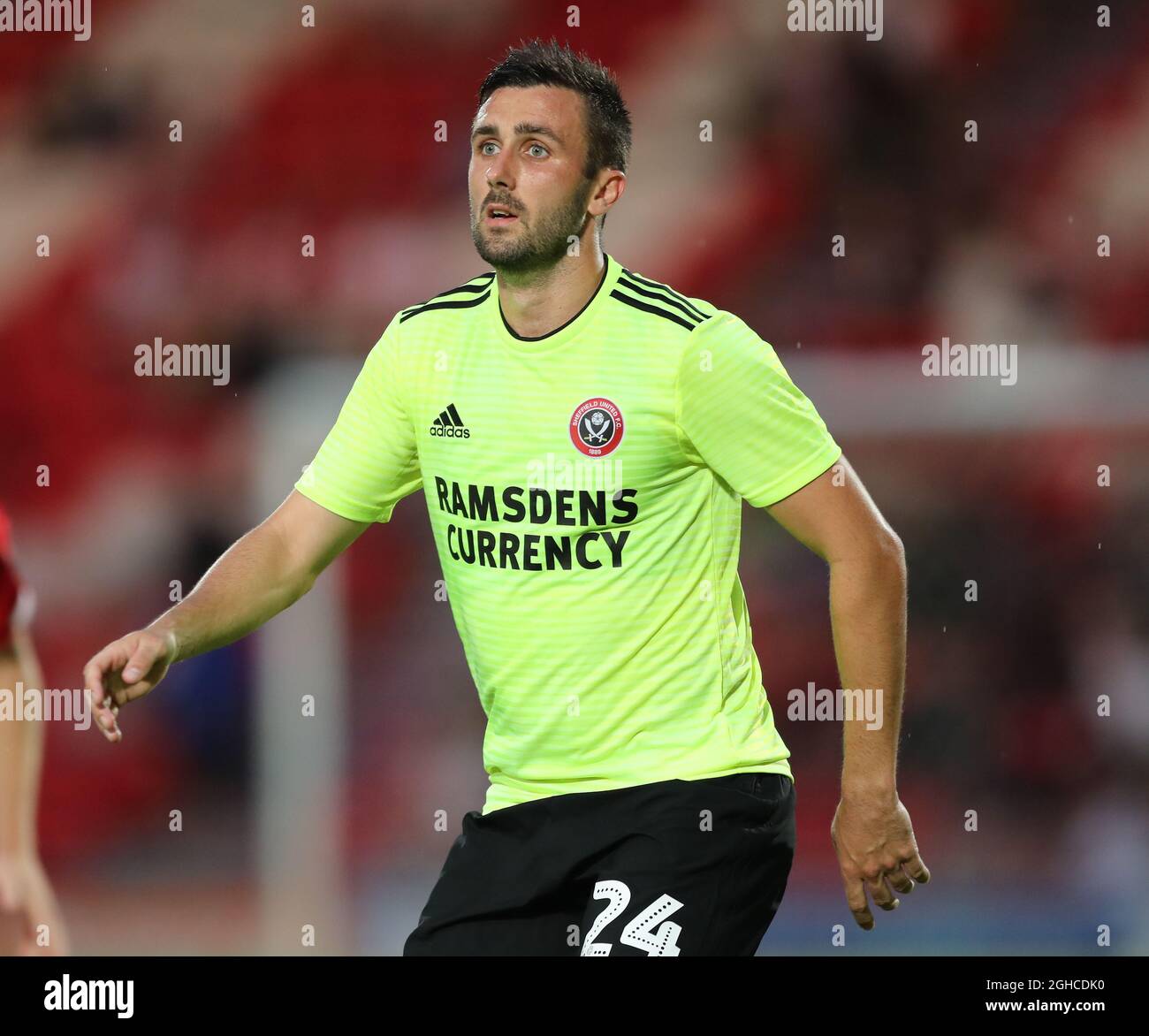 Daniel Lafferty of Sheffield Utd during the Pre Season Friendly match ...