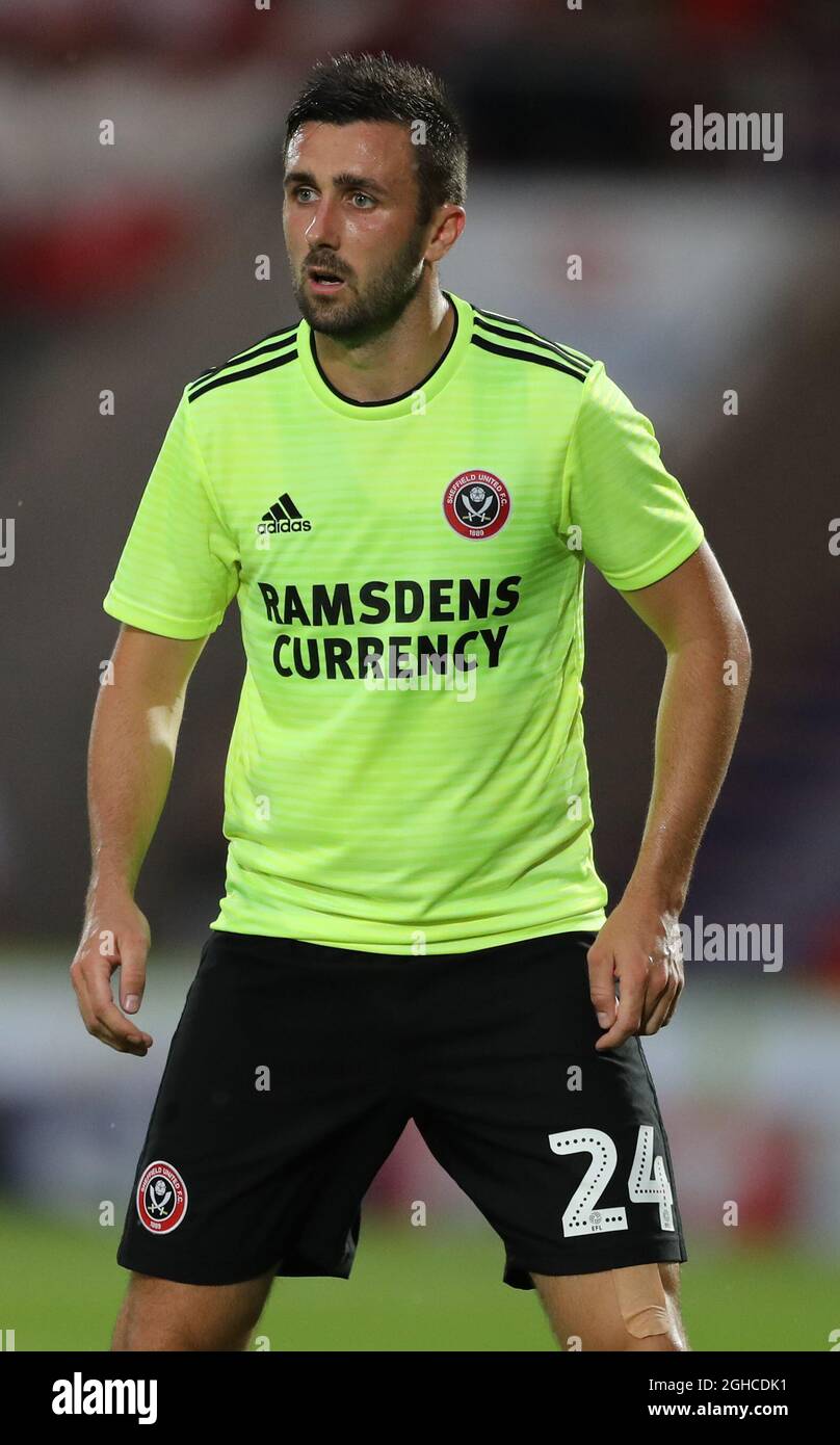 Daniel Lafferty of Sheffield Utd during the Pre Season Friendly match ...