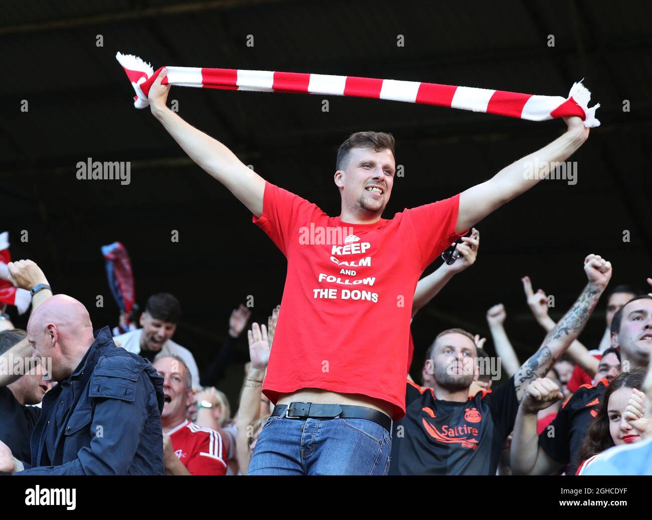 Aberdeen football fans hi-res stock photography and images - Alamy
