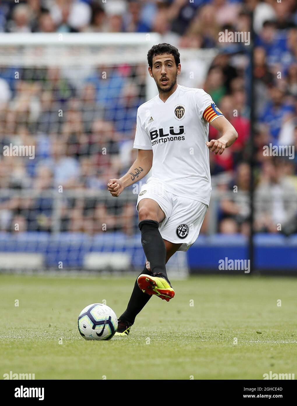 Valencia's Dani Parejo in action during the pre-season friendly match ...