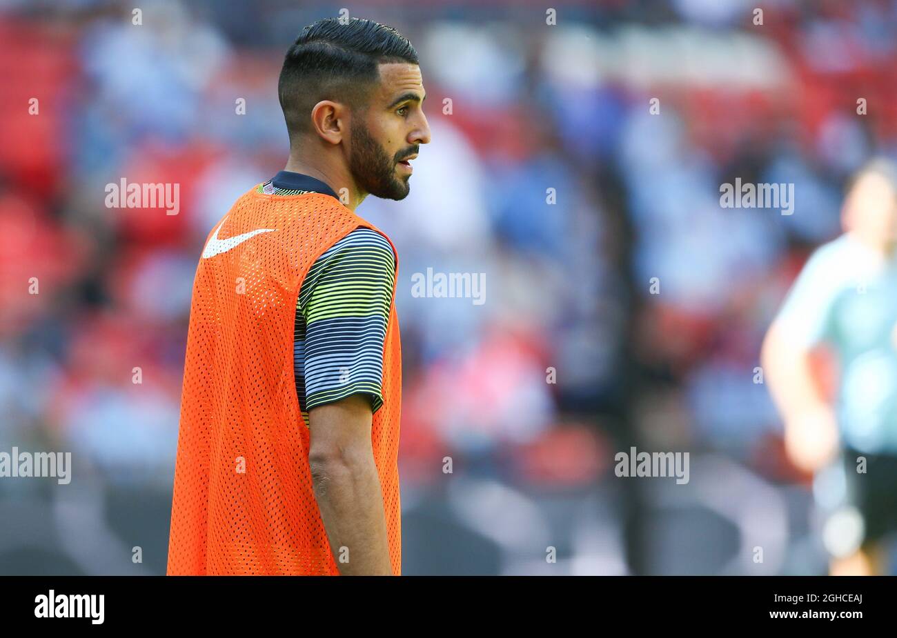 Riyad Mahrez of Manchester City during the FA Community Shield match at ...