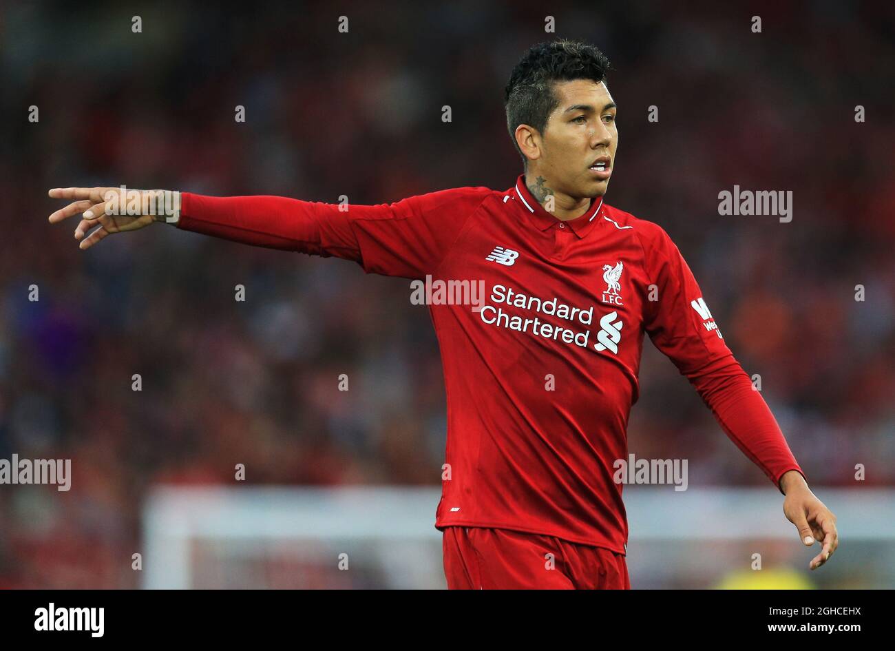 Liverpool's Roberto Firmino during the pre-season friendly match at ...