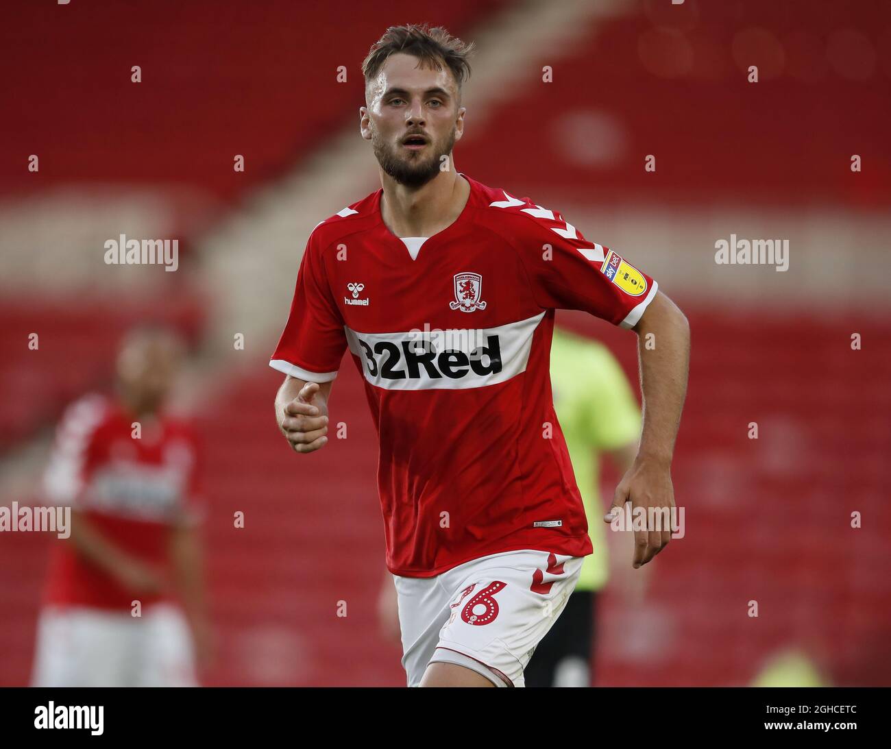 Lewis Wing of Middlesbrough during the Sky Bet Championship match at ...