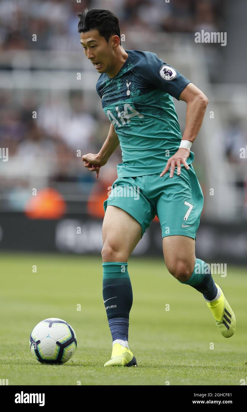 Son Heung-Min of Tottenham during the Premier League match at St James ...