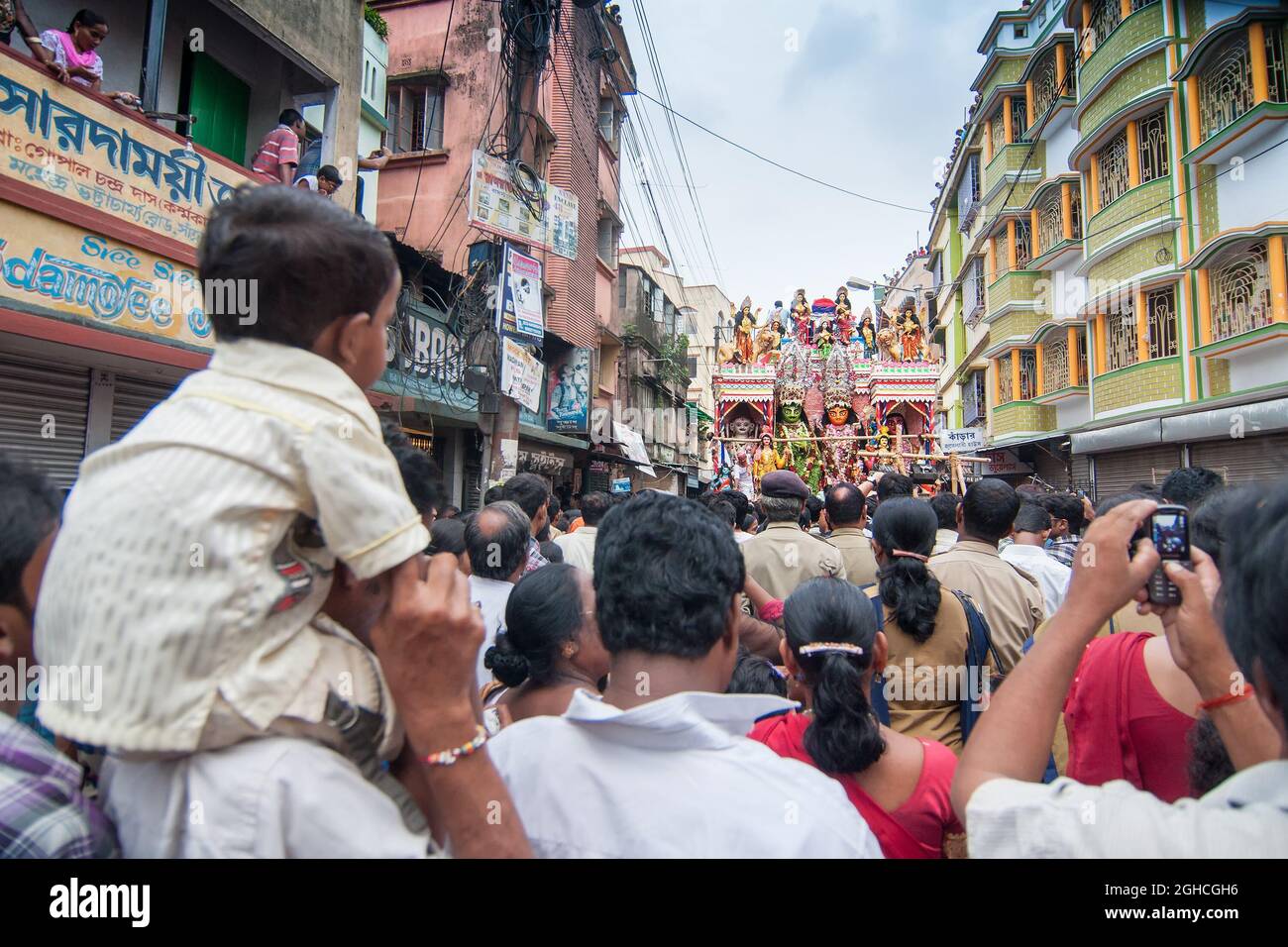 KOLKATA, WEST BENGAL , INDIA - 12TH AUGUST 2012 : Religious Hindu ...