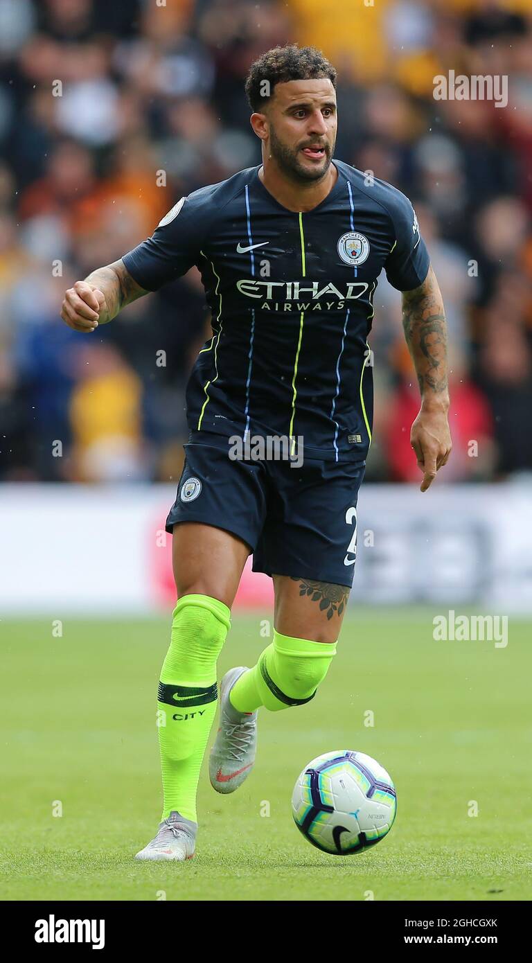 Kyle Walker of Manchester City during the Premier League match at the ...