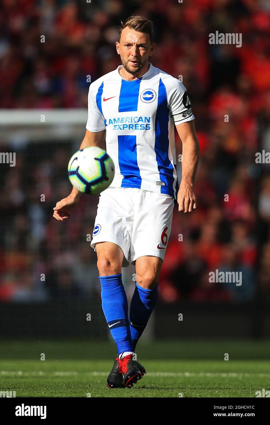 Brighton & Hove Albion's Dale Stephens during the Premier League match ...