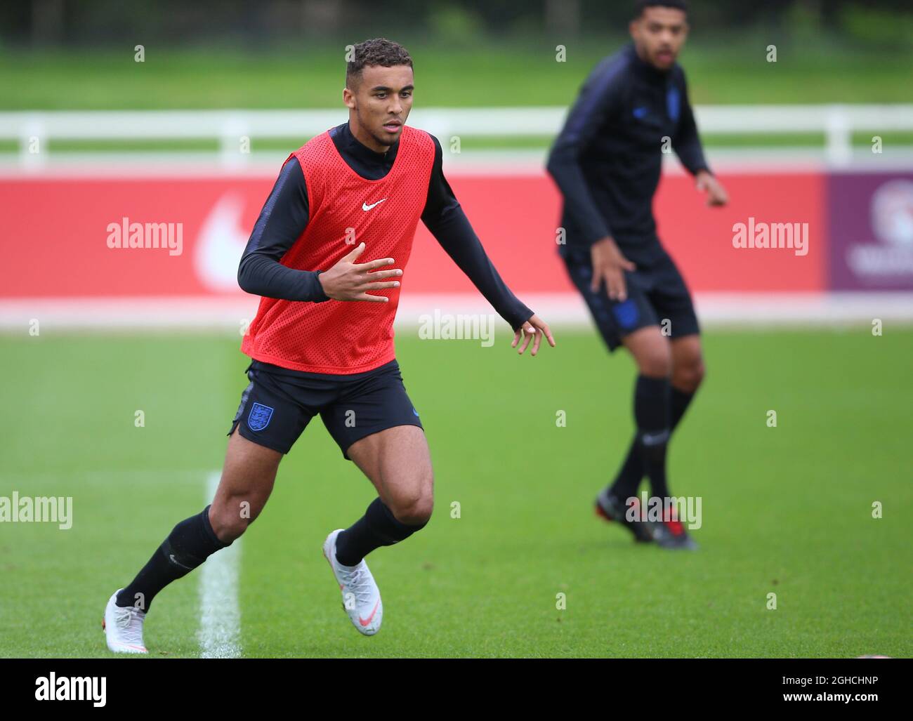 Calvert lewin england training hi-res stock photography and images - Alamy