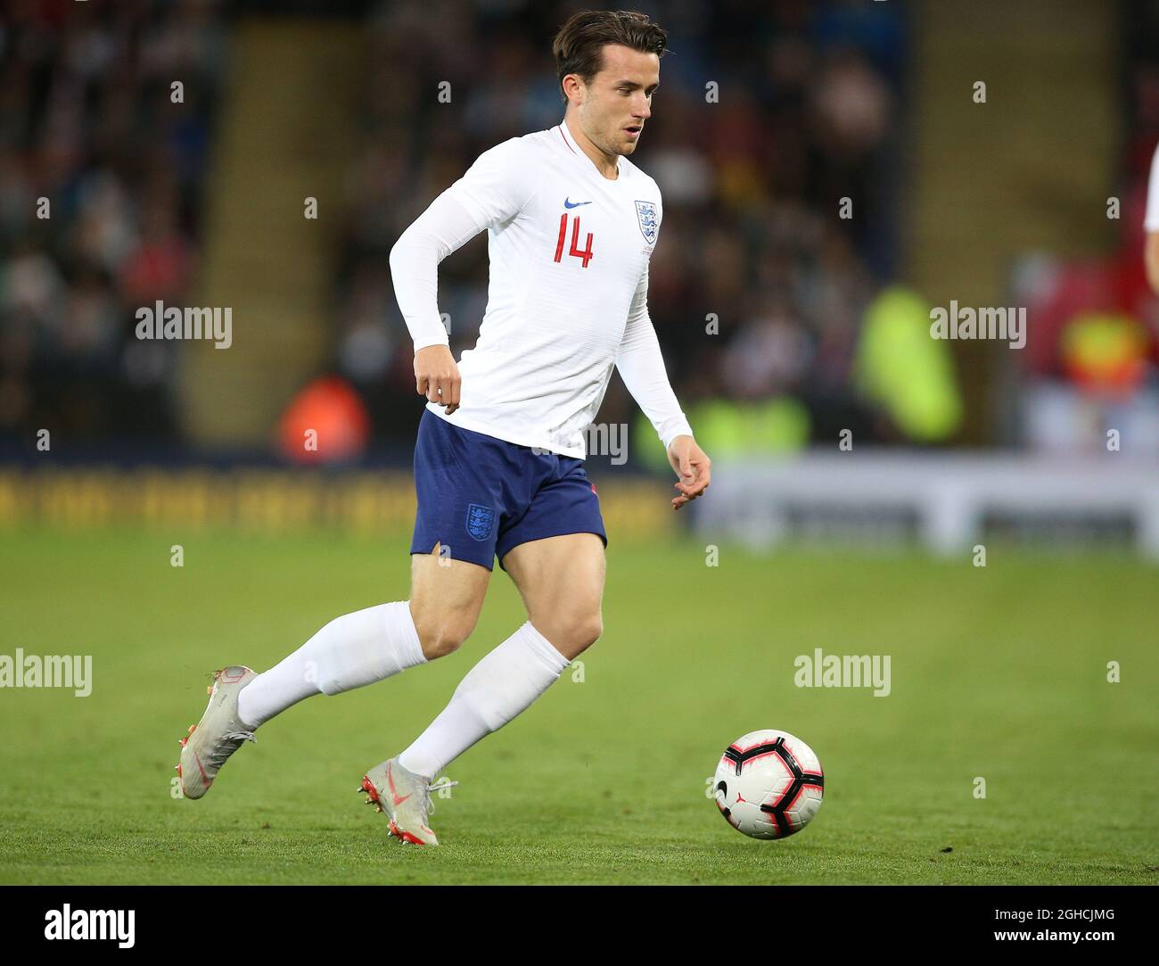 Ben Chillwell of England during the International Friendly match at the ...