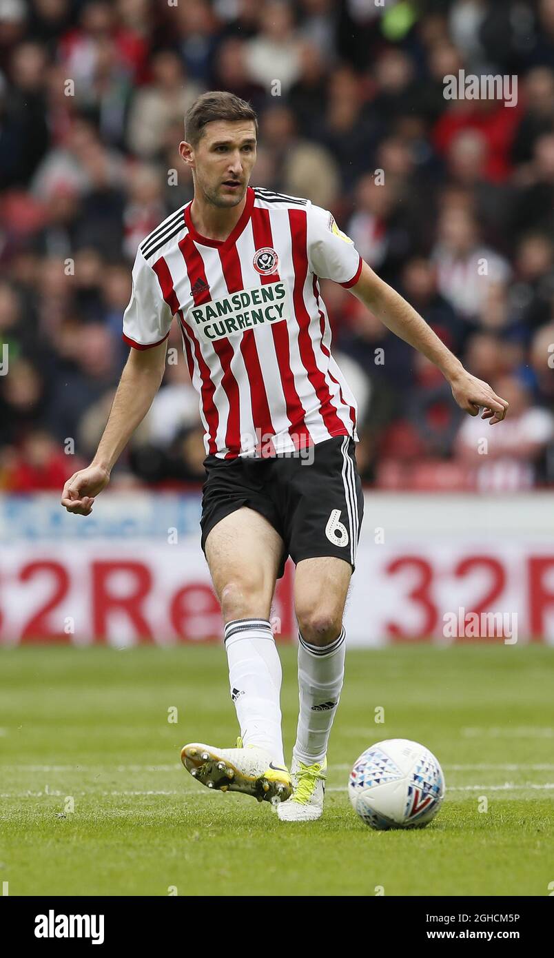 Chris Basham of Sheffield Utd during the Sky Bet Championship match at ...