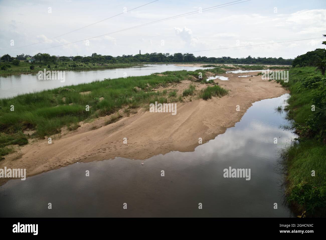 River Dwarakeswar at Rajagram. Bankura, West Bengal, India Stock Photo ...