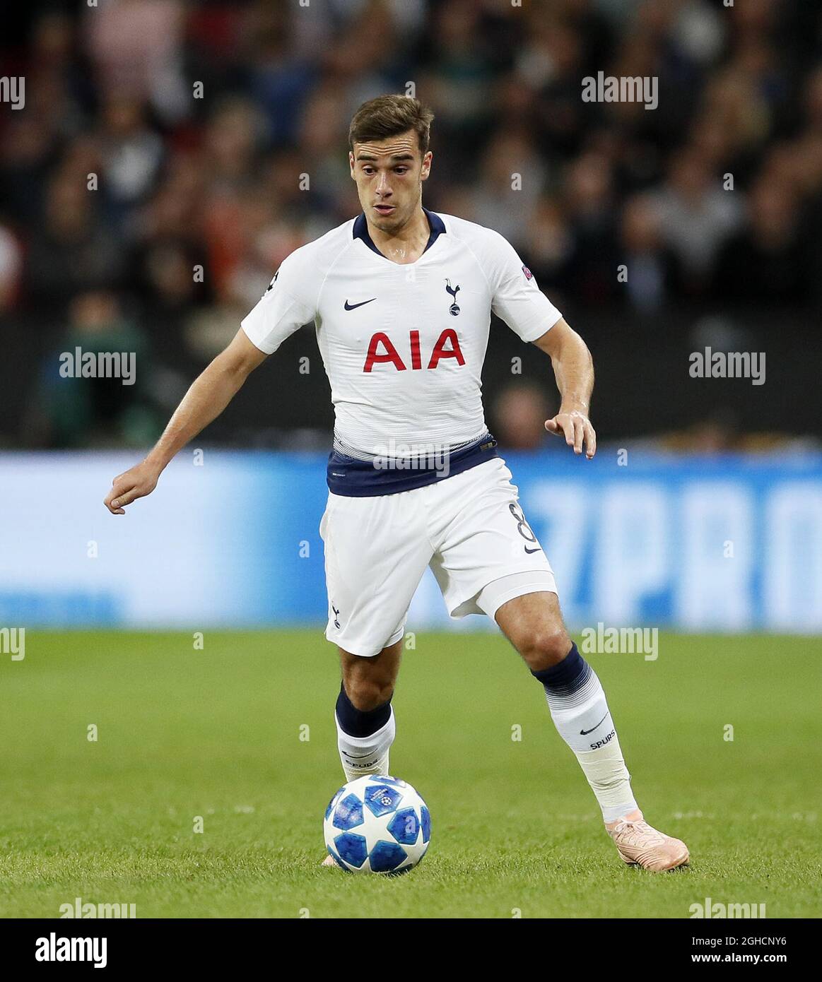 TottenhamÕs Harry Winks in action during the UEFA Champions League ...