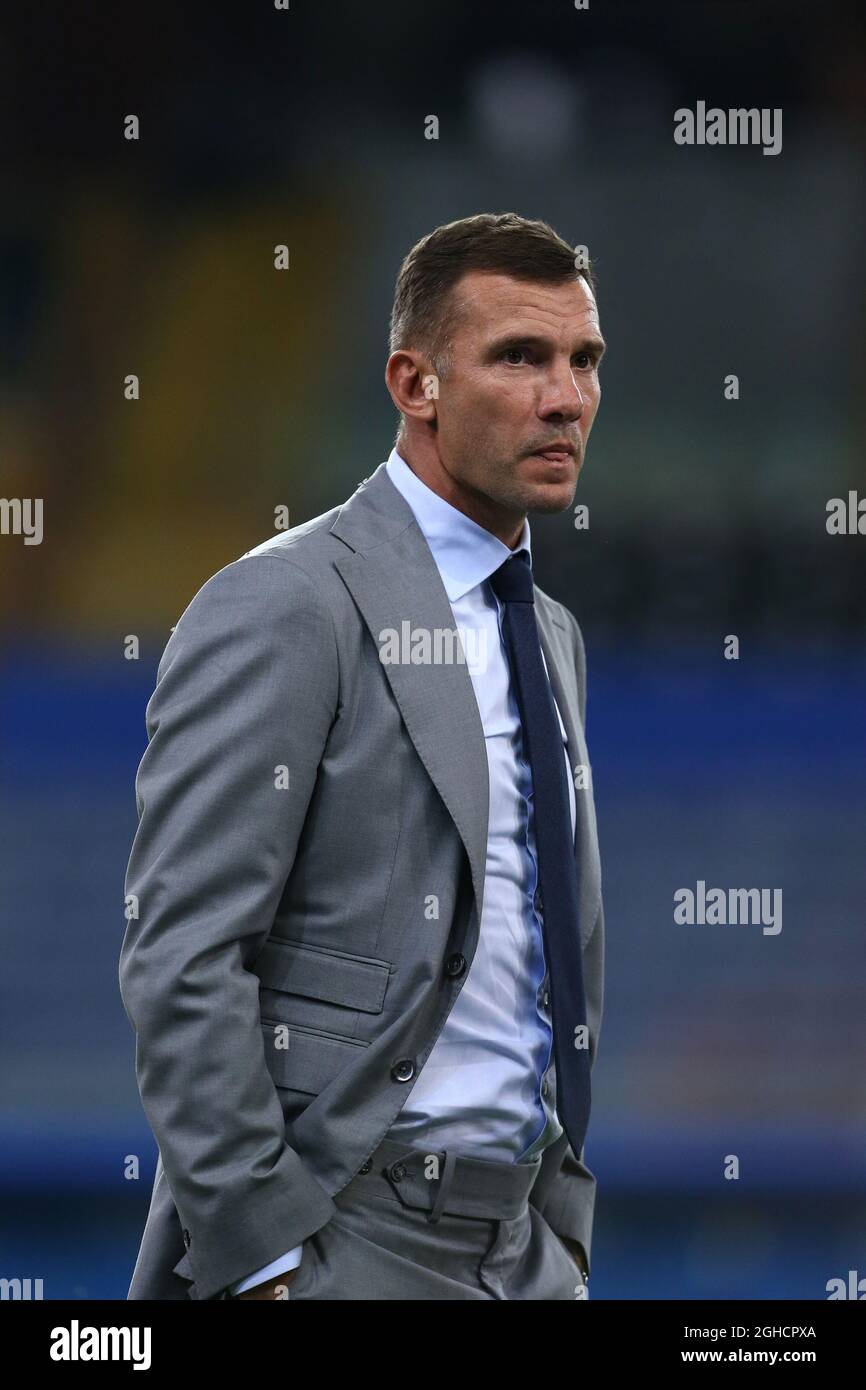 Ukraine coach Andriy Shevchenko during the International Friendly match ...