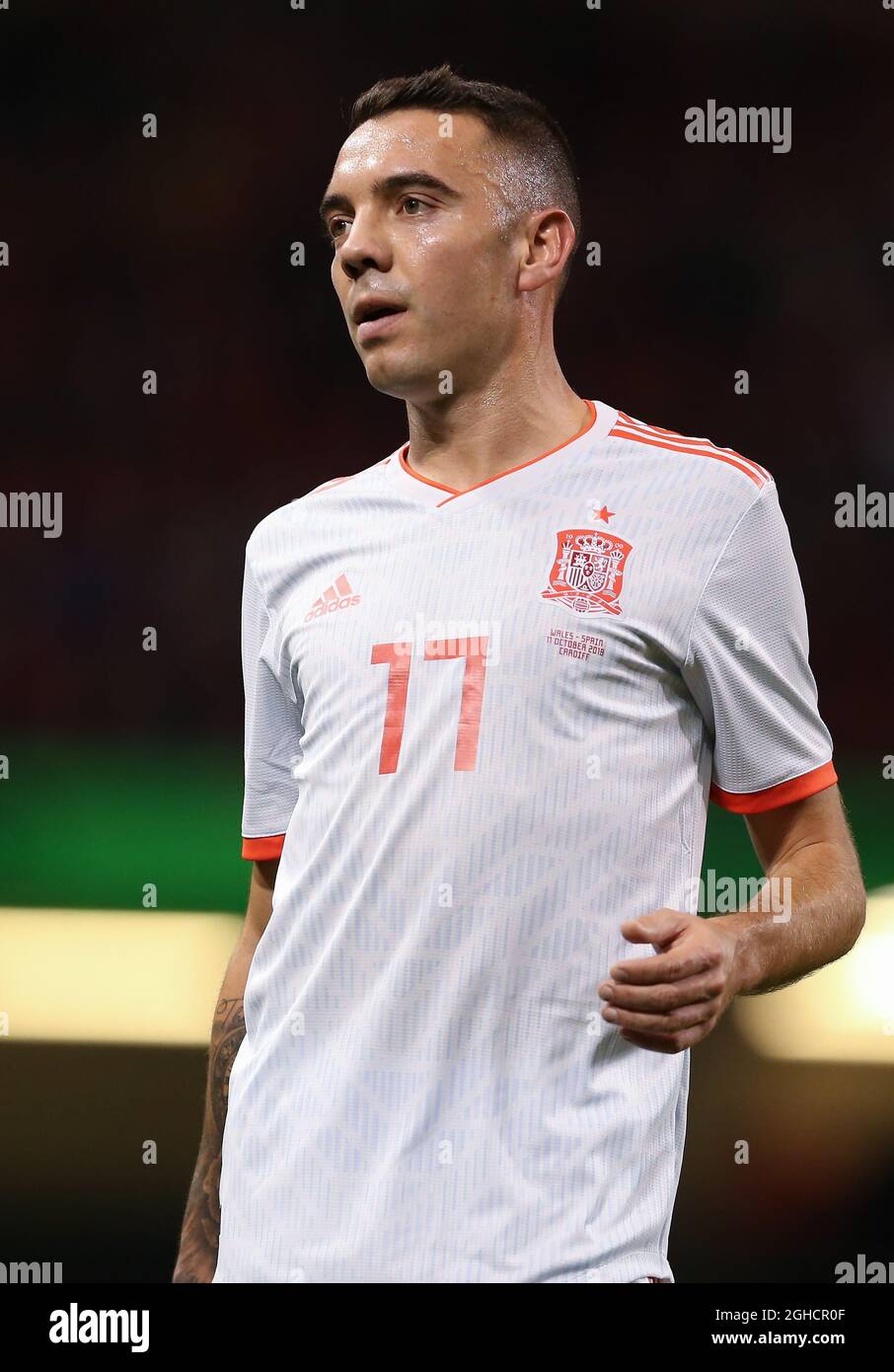 Iago Aspas of Spain during the International Friendly match at the ...