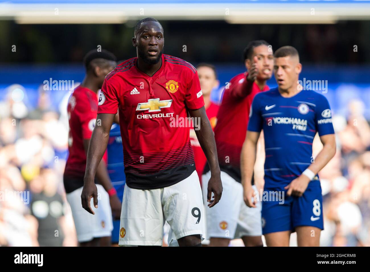 Romelu Lukaku of Manchester United during the Premier League match at ...