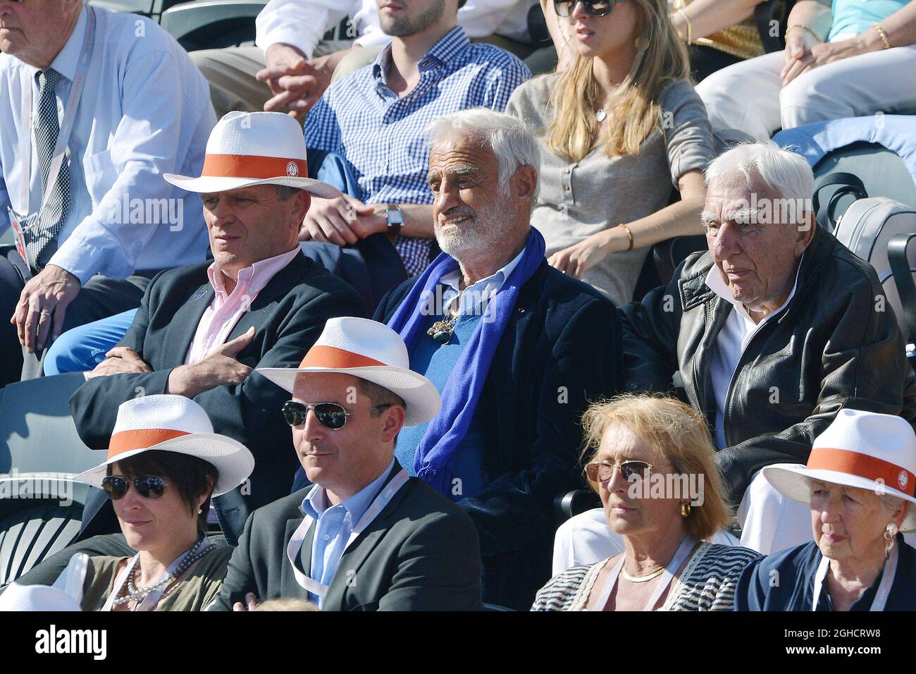 File photo dated June 4, 2013 of Jean Paul Belmondo and Charles Gerard ...