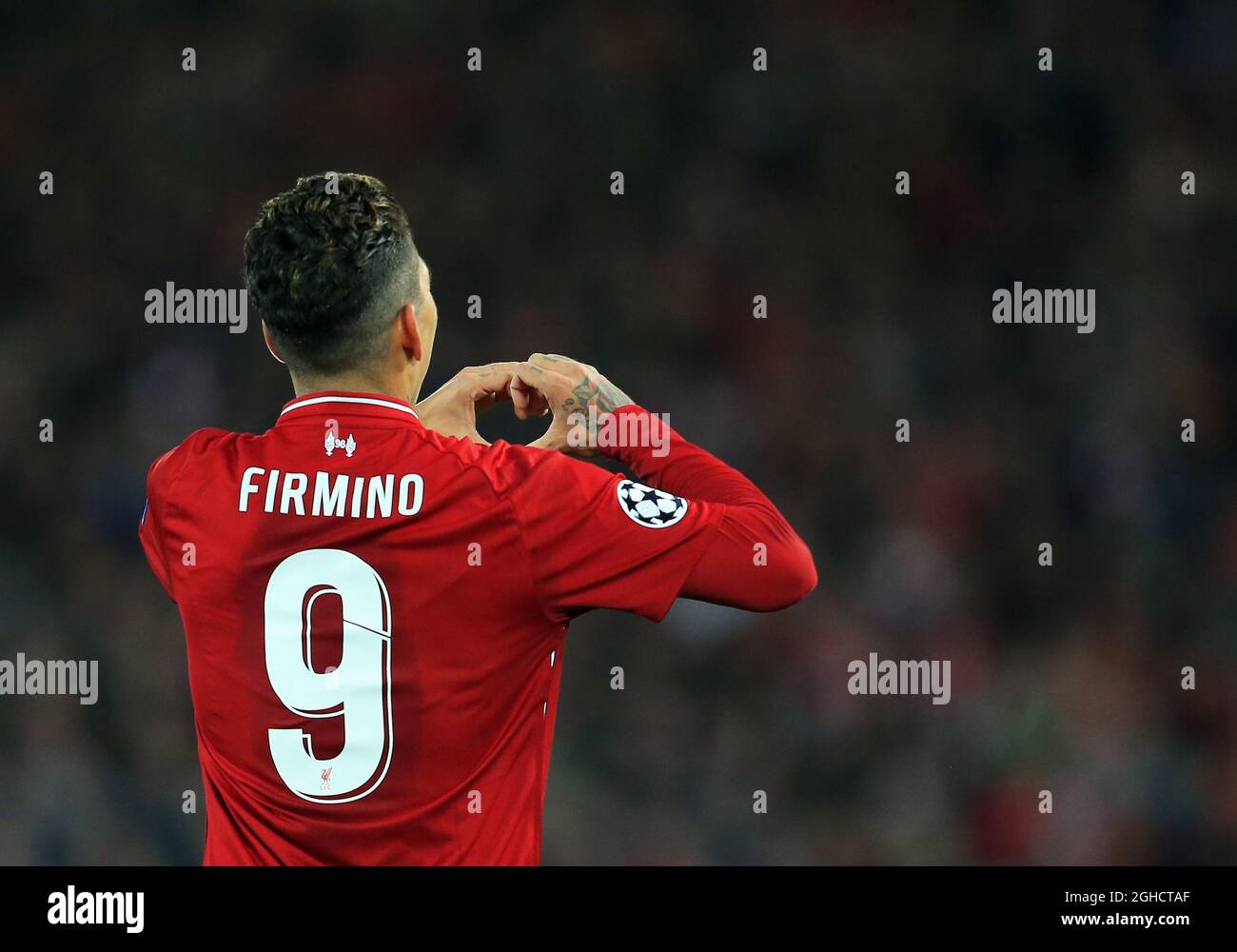 Liverpool's Roberto Firmino celebrates after scoring his teams first ...