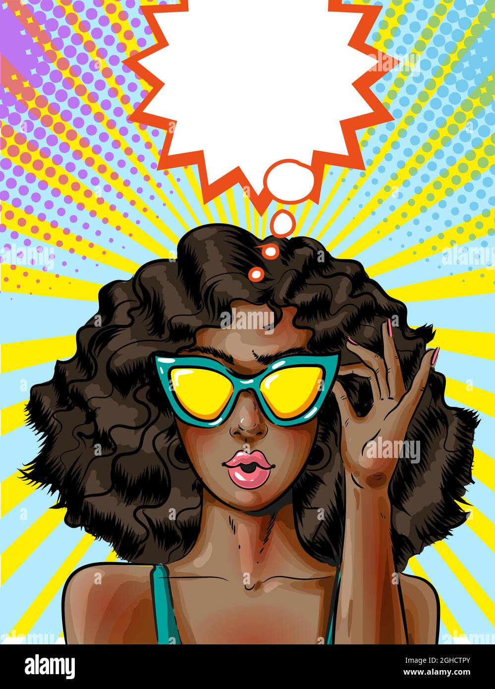 Afro adolescent Stock Vector Images - Alamy