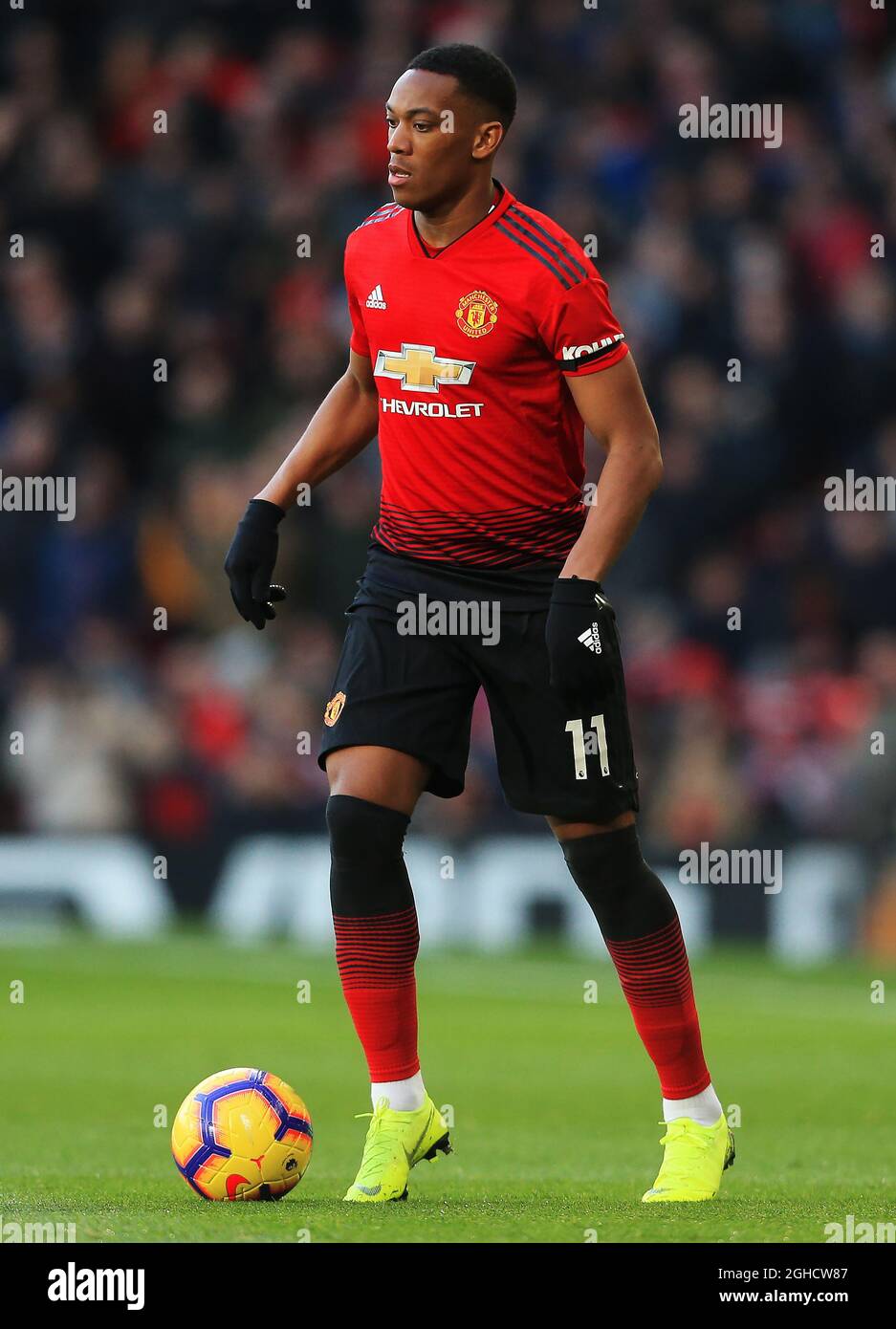 Manchester United's Anthony Martial during the Premier League match at ...
